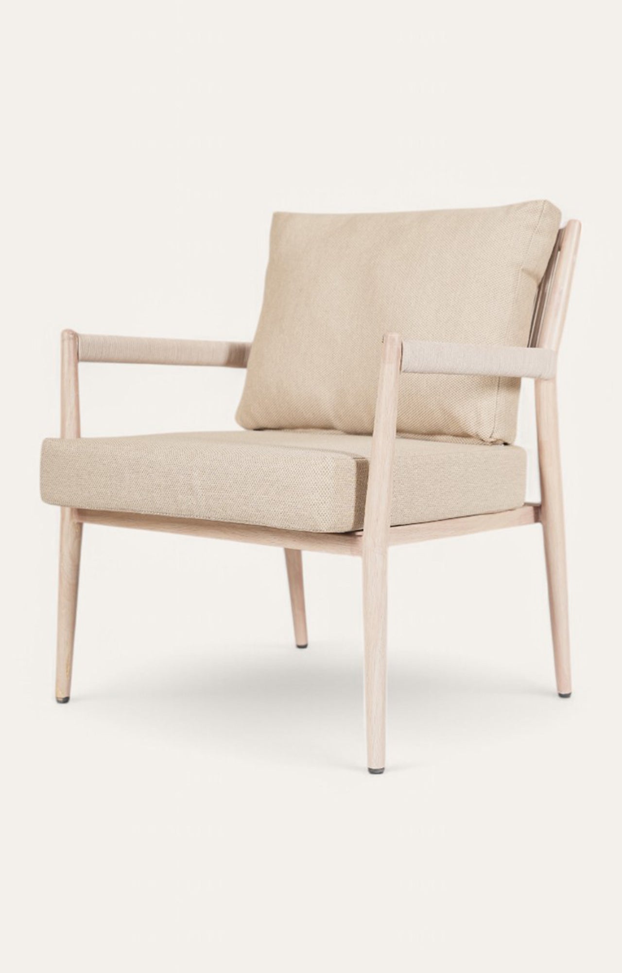 Rustic Metal Outdoor Armchair with Nylon Ropes | Modern Balcony ...
